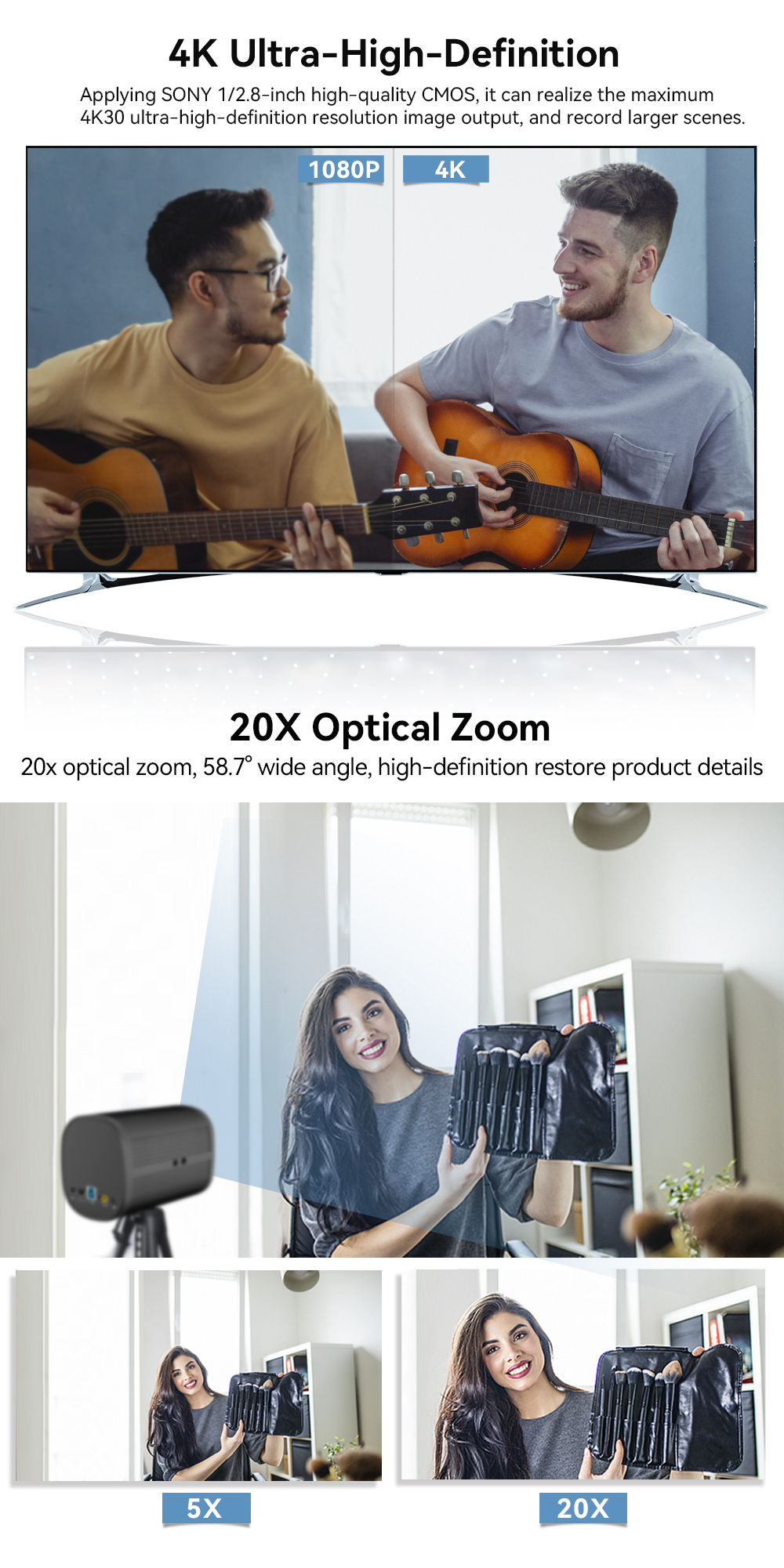 20x Ultra HD Broadcast Camera -HDKATOV( former Shenzhen KATO Vision Co ...