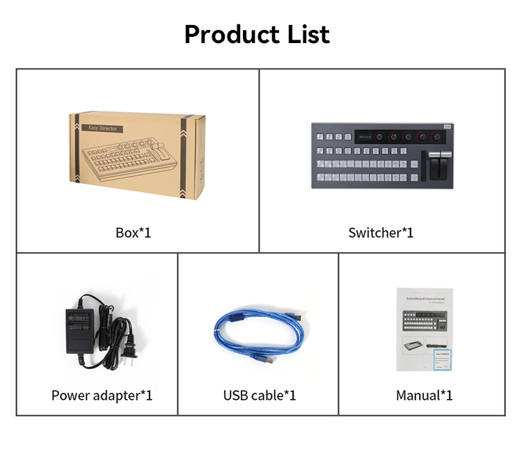 Switchboard control panel (For ATEM Switcher/vMix/OBS Software ...