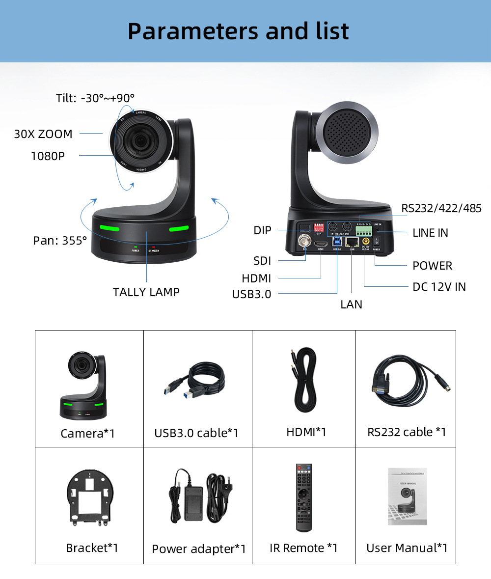 30x HD video conference camera-HDKATOV( former Shenzhen KATO Vision Co ...